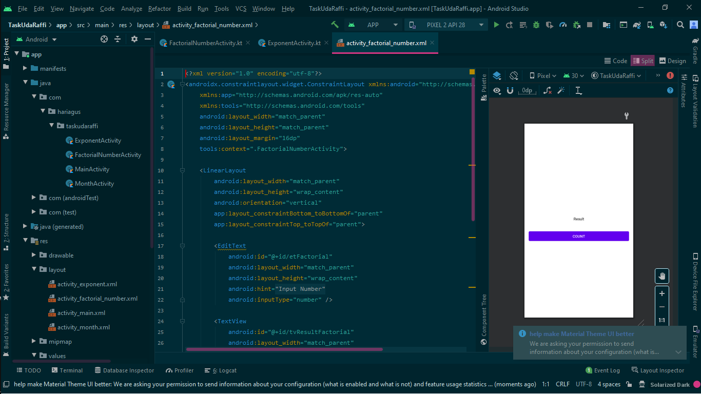 Merubah Theme Pada Android Studio Lebih Indah – Baraja Coding
