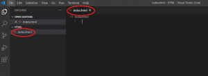 Langkah membuat HTML pertama di Visual Studio Code - Baraja Coding