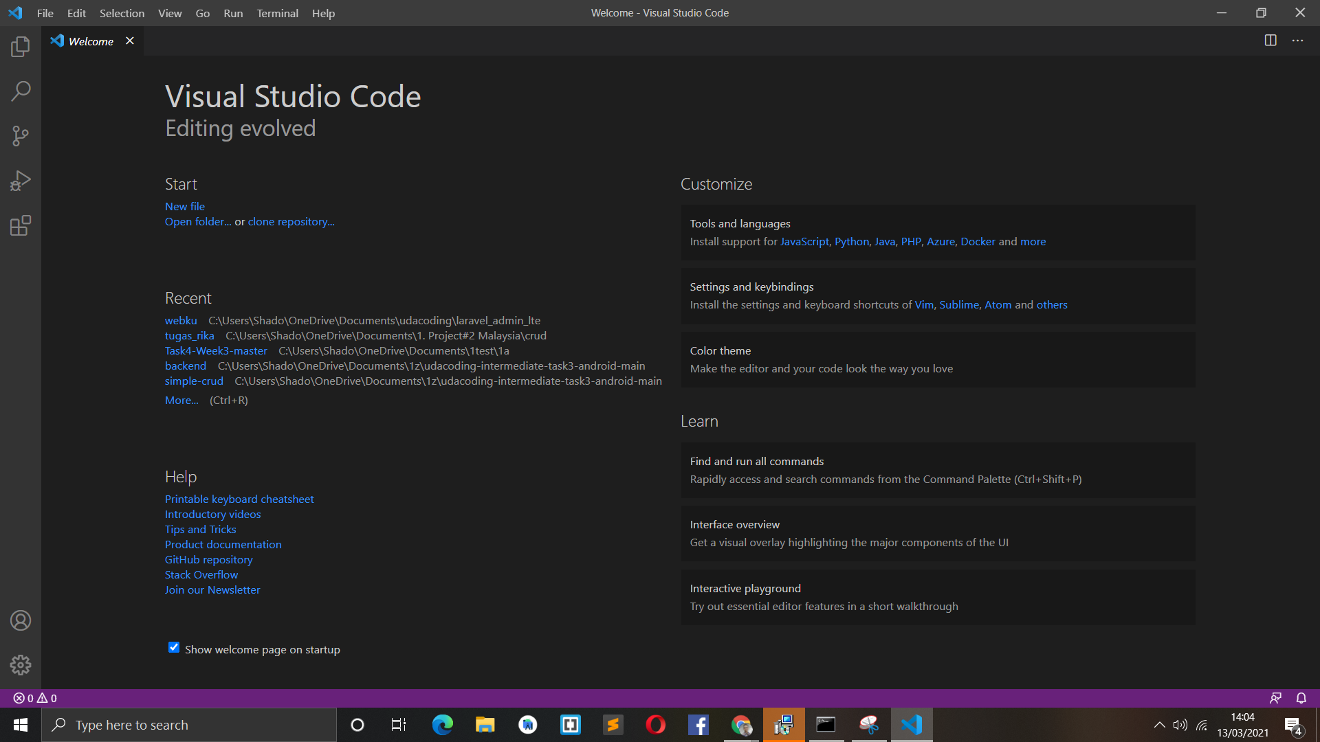 Tutorial install Visual Studio Code di windows 10 - Baraja Coding