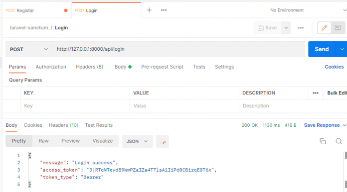 Membuat Restful API Authentication di Laravel 9 dengan Menggunakan Sanctum Package - Baraja Coding